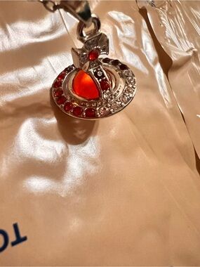 Vivienne Westwood | Jewelry | Vivienne Westwood Red Orb Necklace | Poshmark